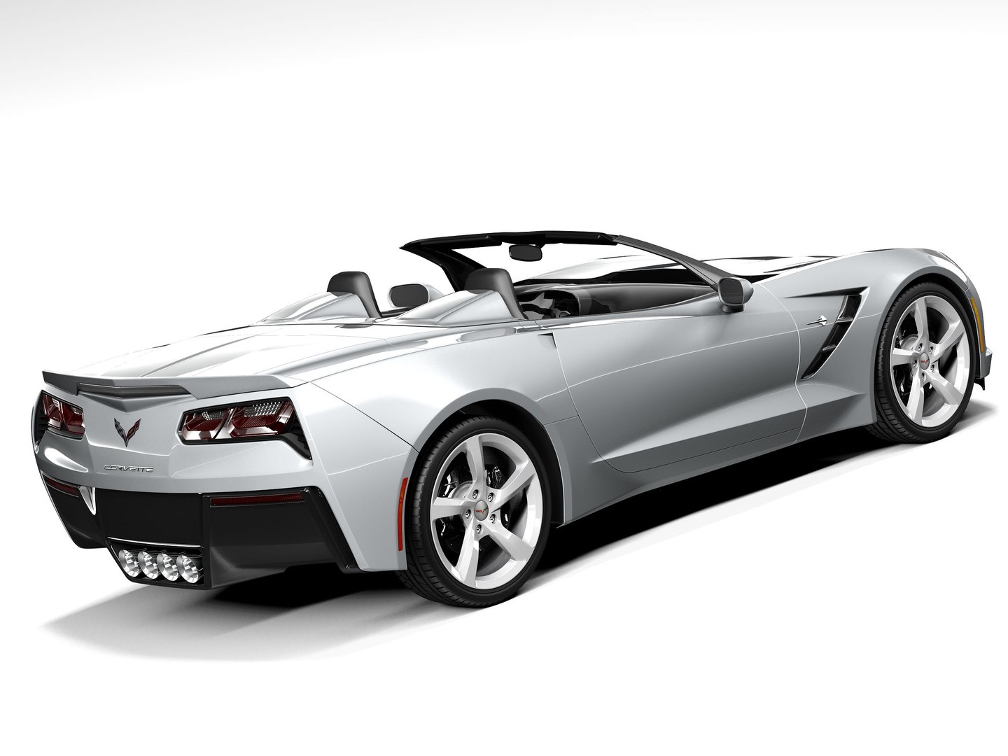 Chevrolet Corvette C7 Stingray Convertible 2014 3D Model - TurboSquid ...
