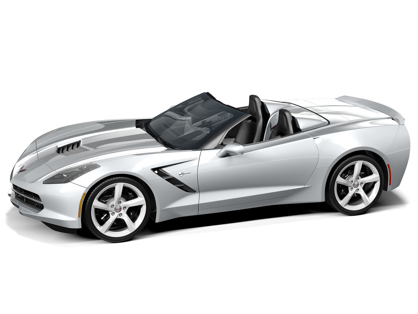 Chevrolet Corvette C7 Stingray Convertible 2014 3D Model - TurboSquid ...