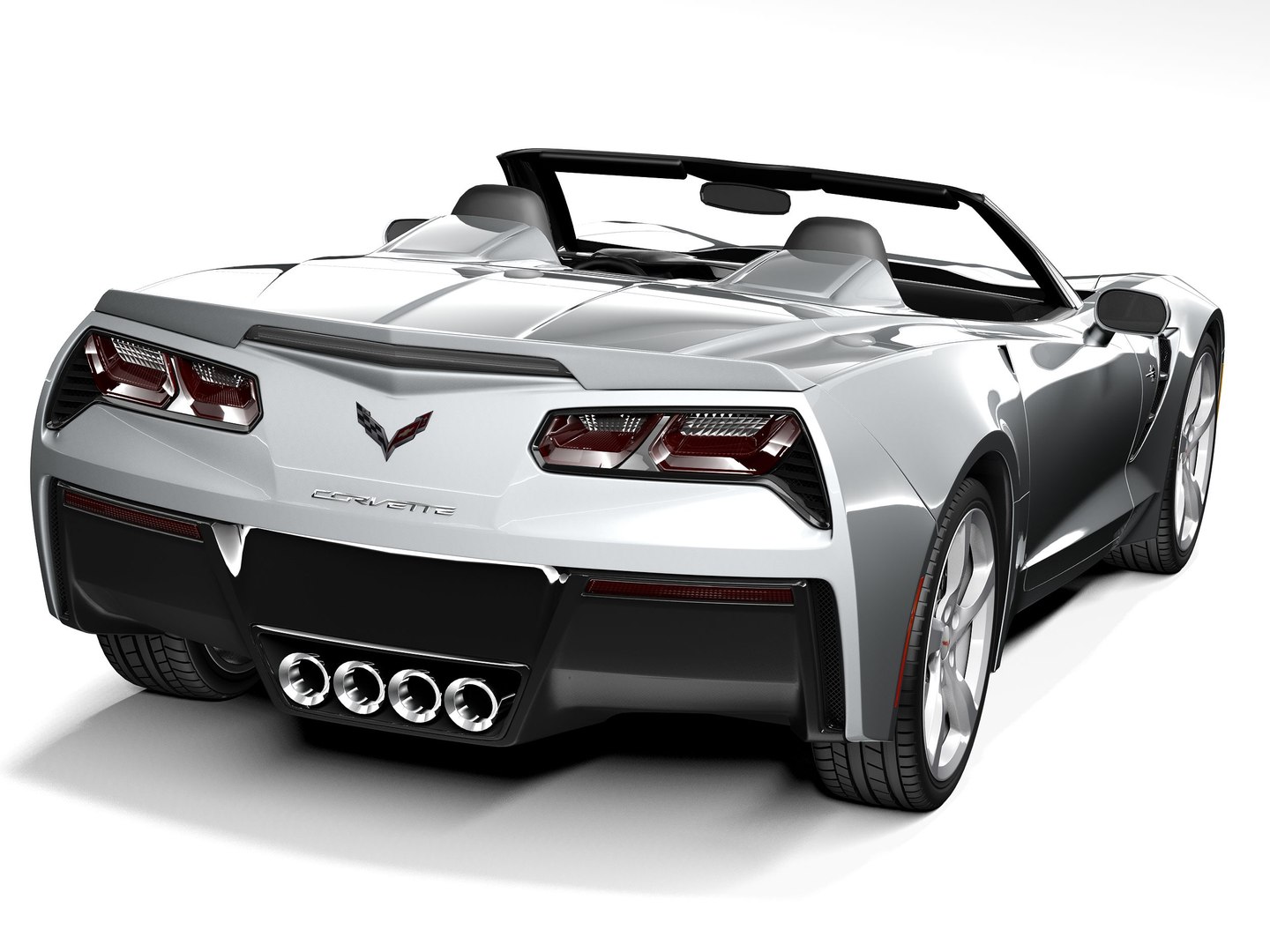 Chevrolet Corvette C7 Stingray Convertible 2014 3D Model - TurboSquid ...