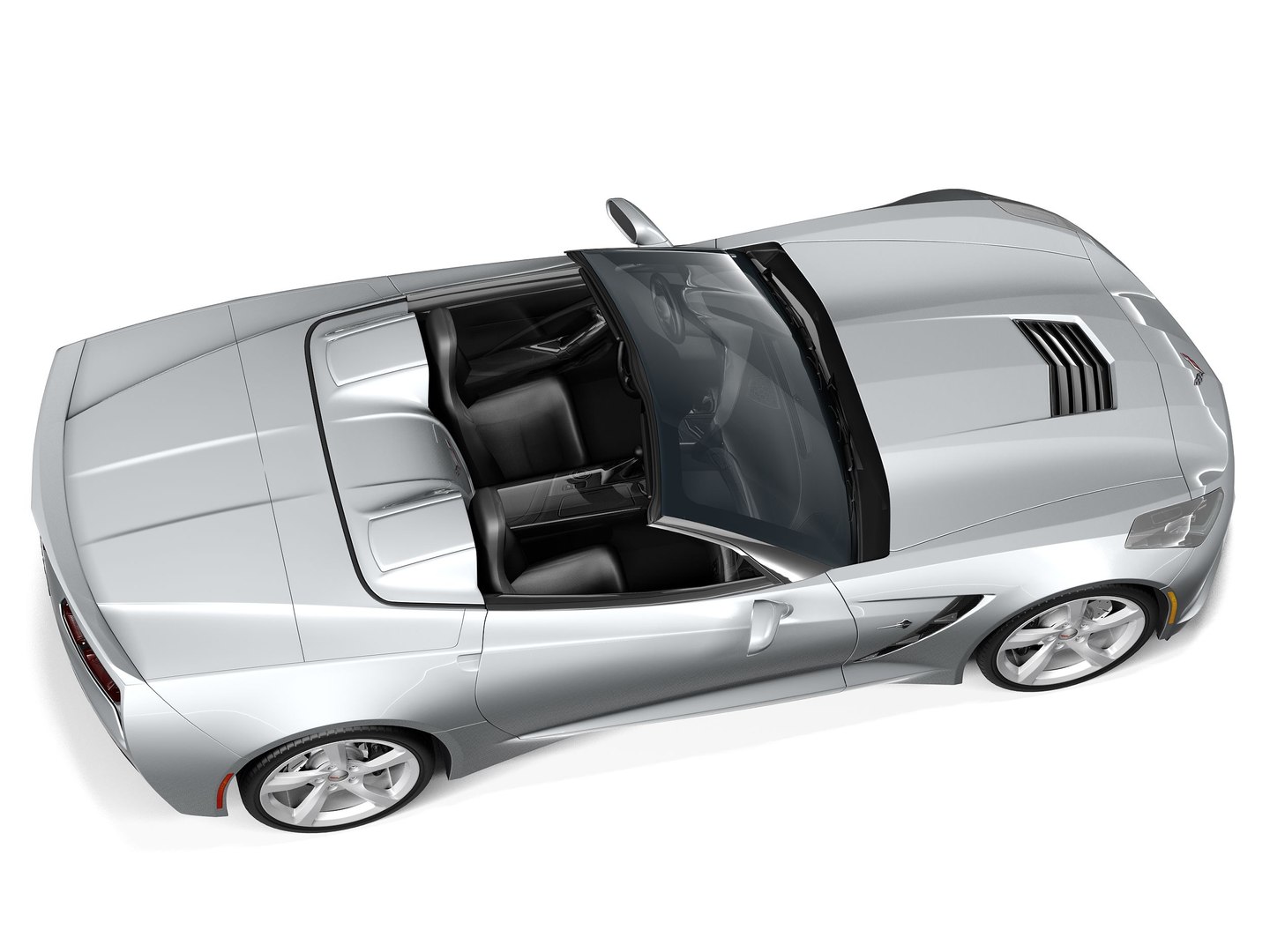 Chevrolet Corvette C7 Stingray Convertible 2014 3D Model - TurboSquid ...