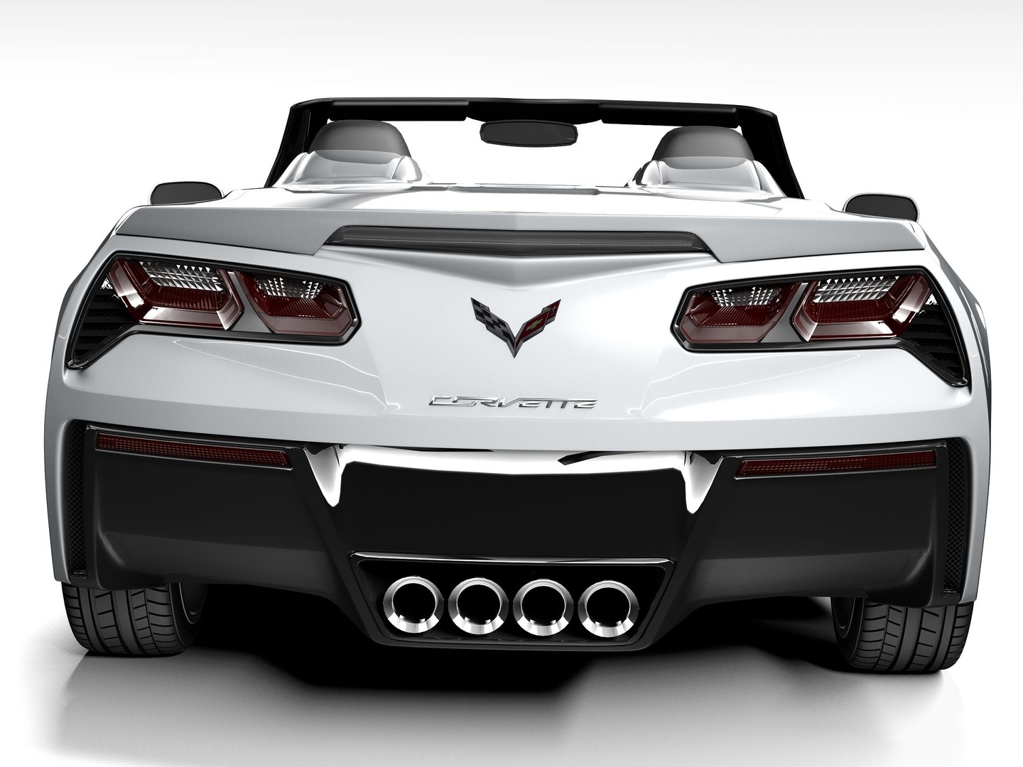 Chevrolet Corvette C7 Stingray Convertible 2014 3D Model - TurboSquid ...