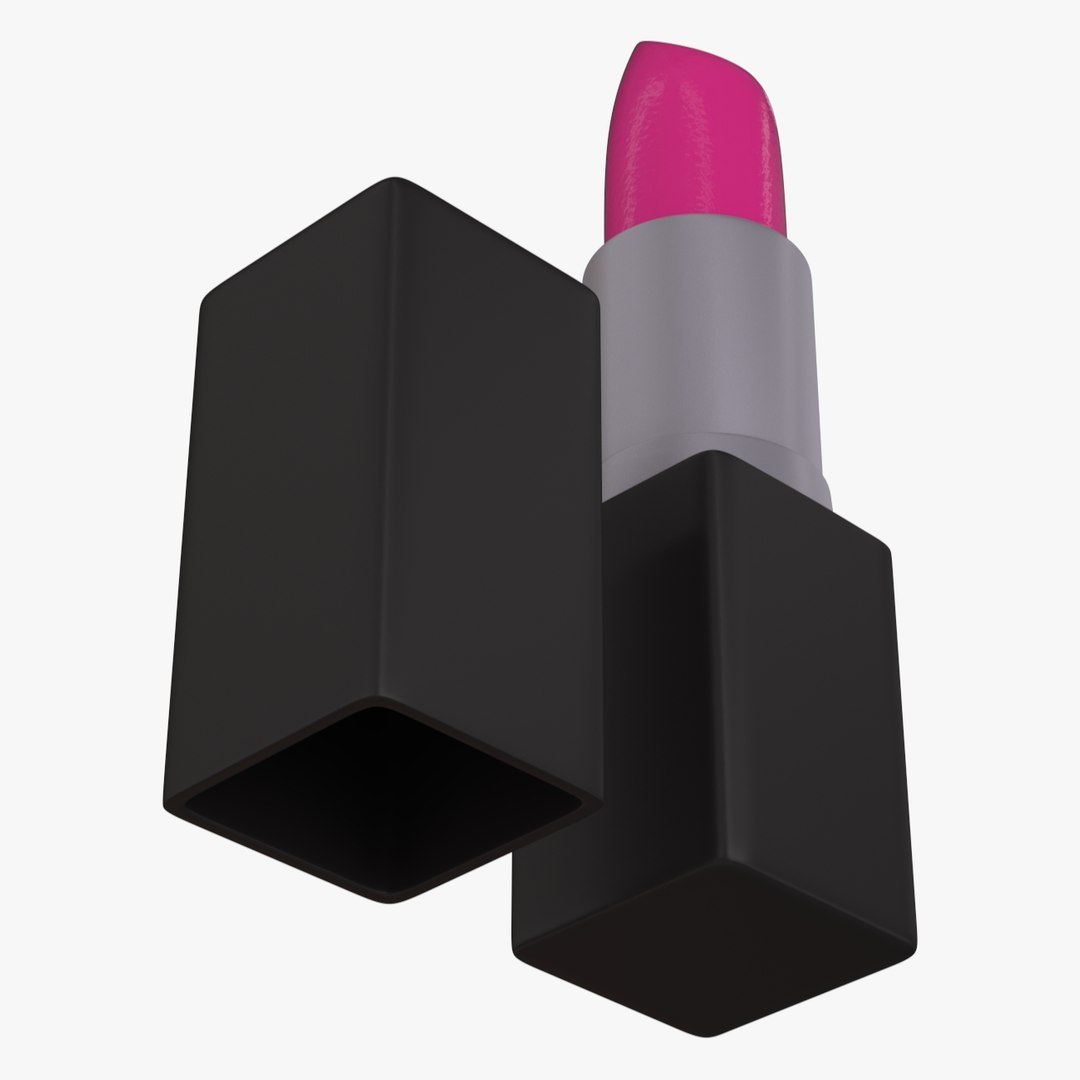 Lipstick Lips 3d Model