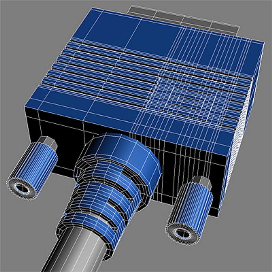 plug cable 3d max