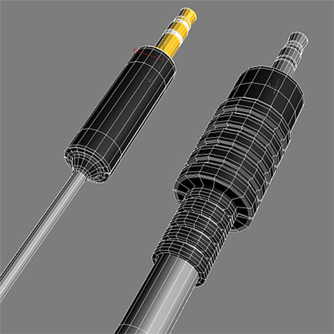 plug cable 3d max