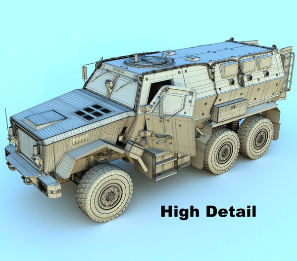 modelo 3d Caiman v2 mrap vehículo - TurboSquid 612101