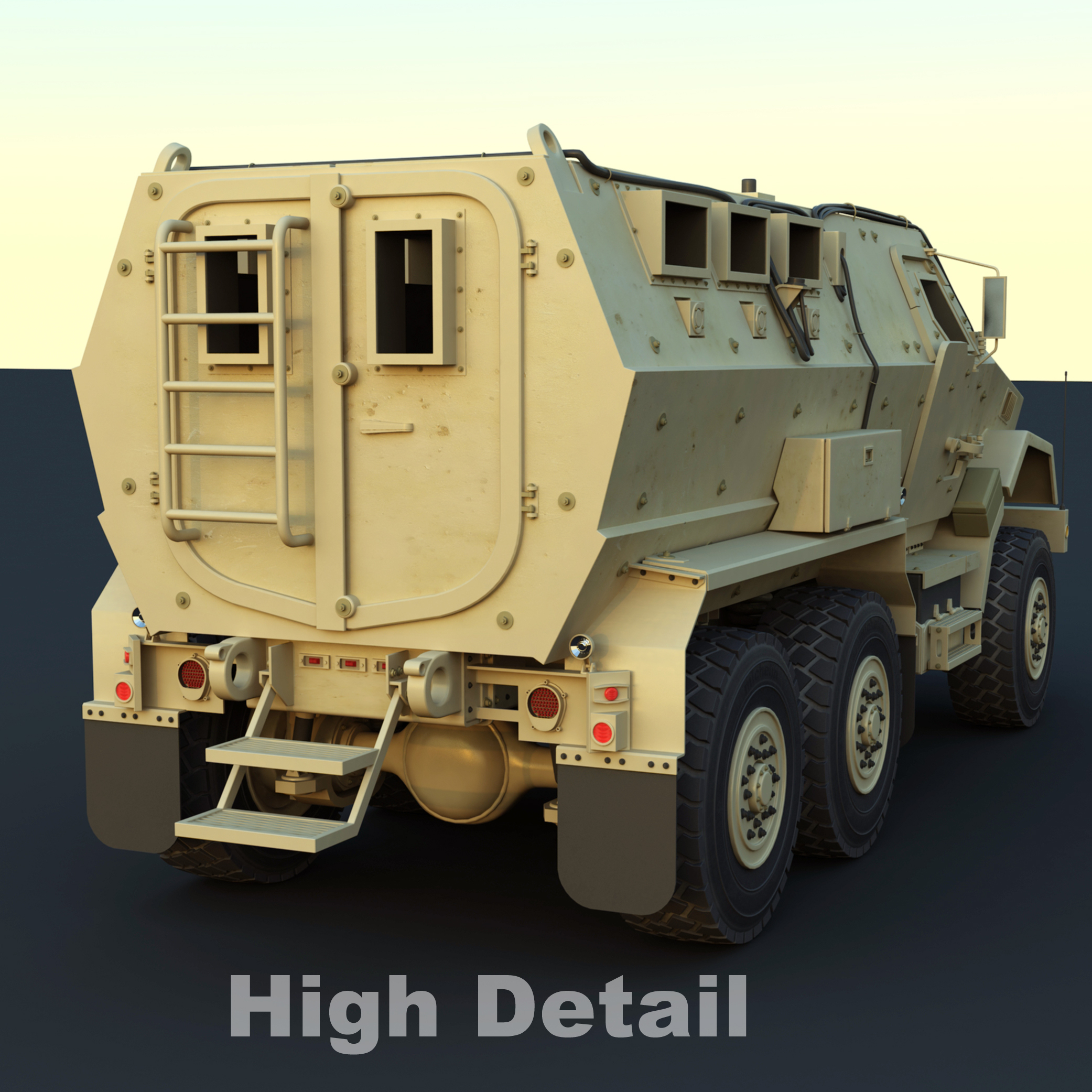 modelo 3d Caiman v2 mrap vehículo - TurboSquid 612101