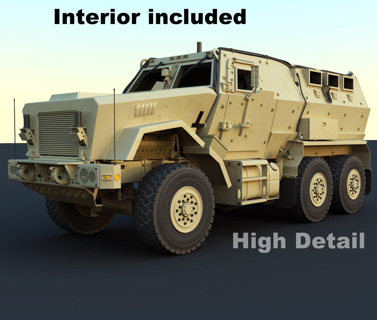 modelo 3d Caiman v2 mrap vehículo - TurboSquid 612101