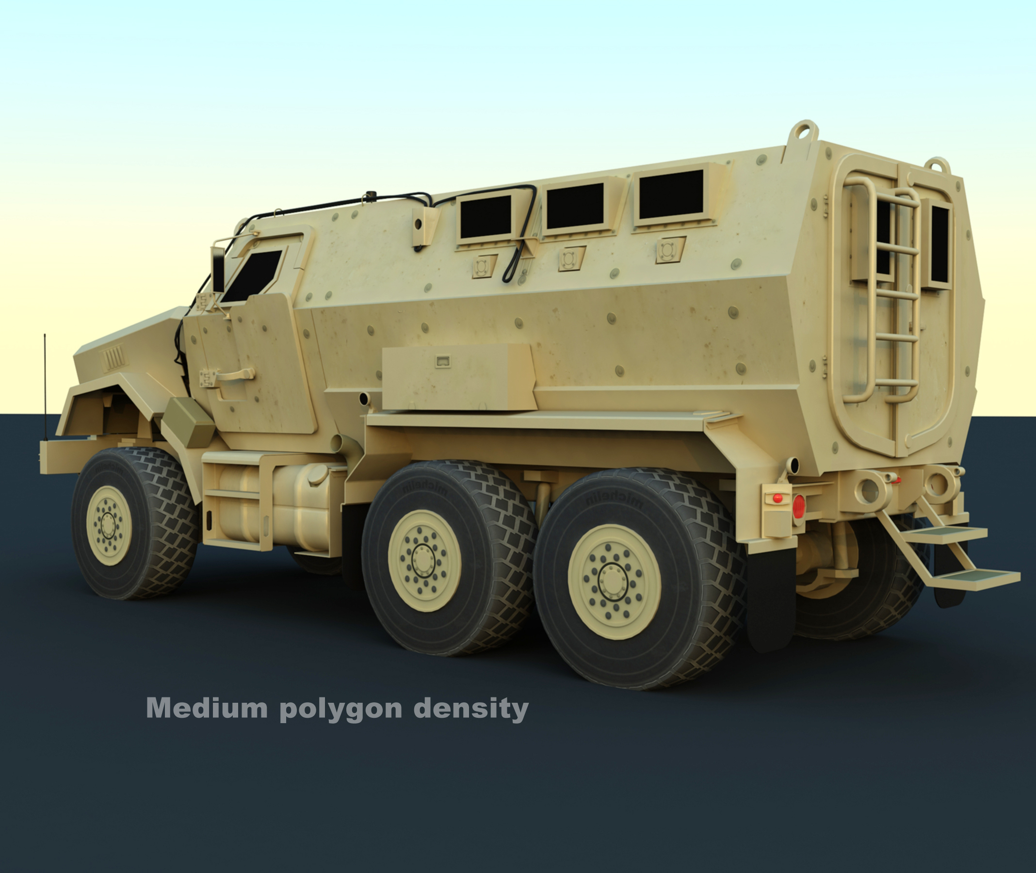 modelo 3d Caiman v2 mrap vehículo - TurboSquid 612101