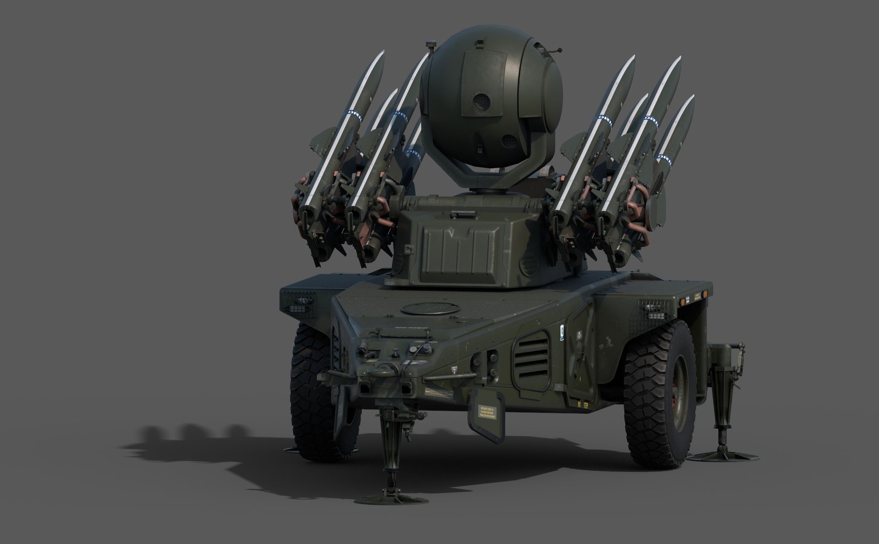 3D Rapier Misslie FSC - TurboSquid 2123952