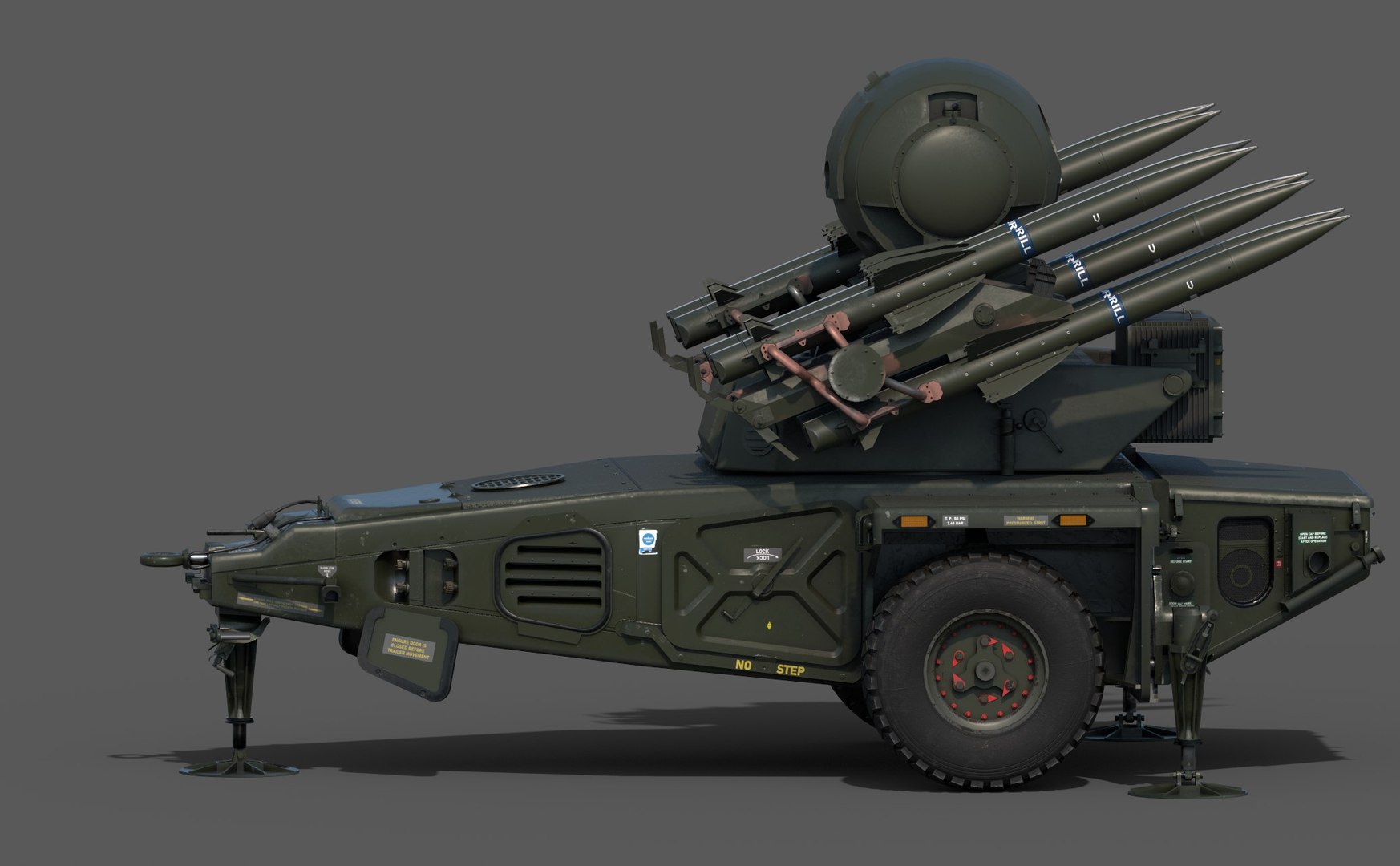 3D Rapier Misslie FSC - TurboSquid 2123952