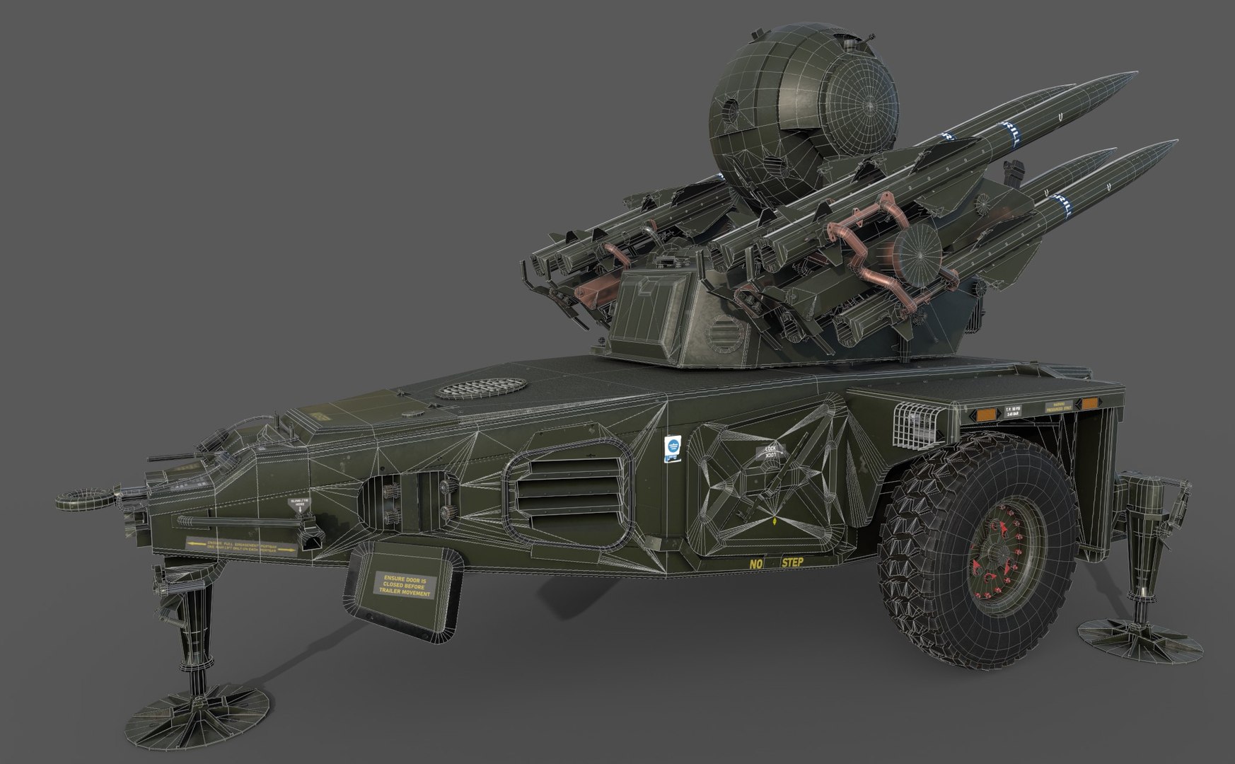 3D Rapier Misslie FSC - TurboSquid 2123952