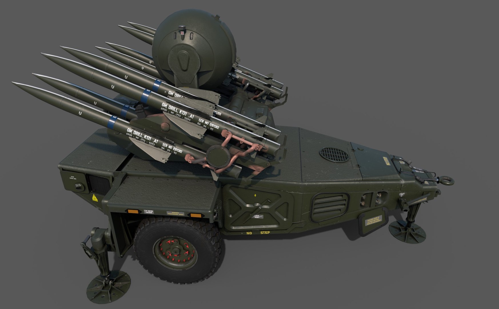 3D Rapier Misslie FSC - TurboSquid 2123952