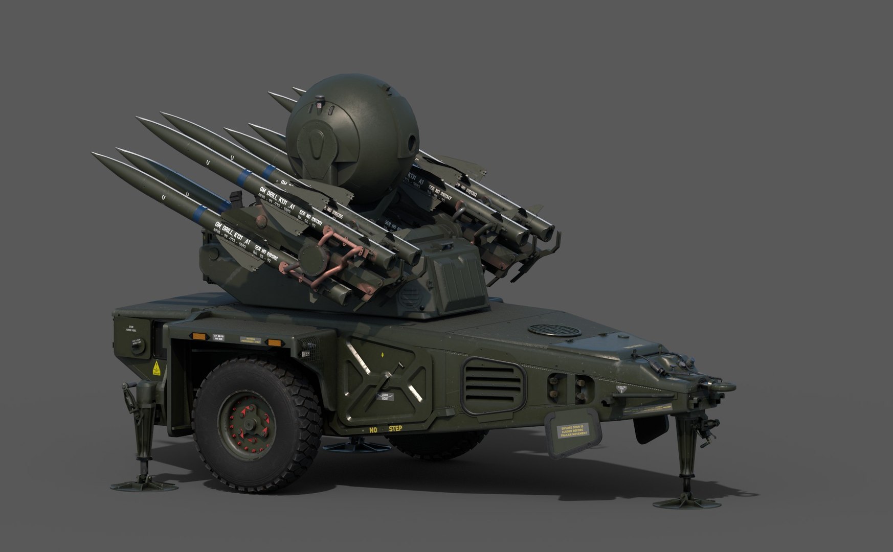 3D Rapier Misslie FSC - TurboSquid 2123952