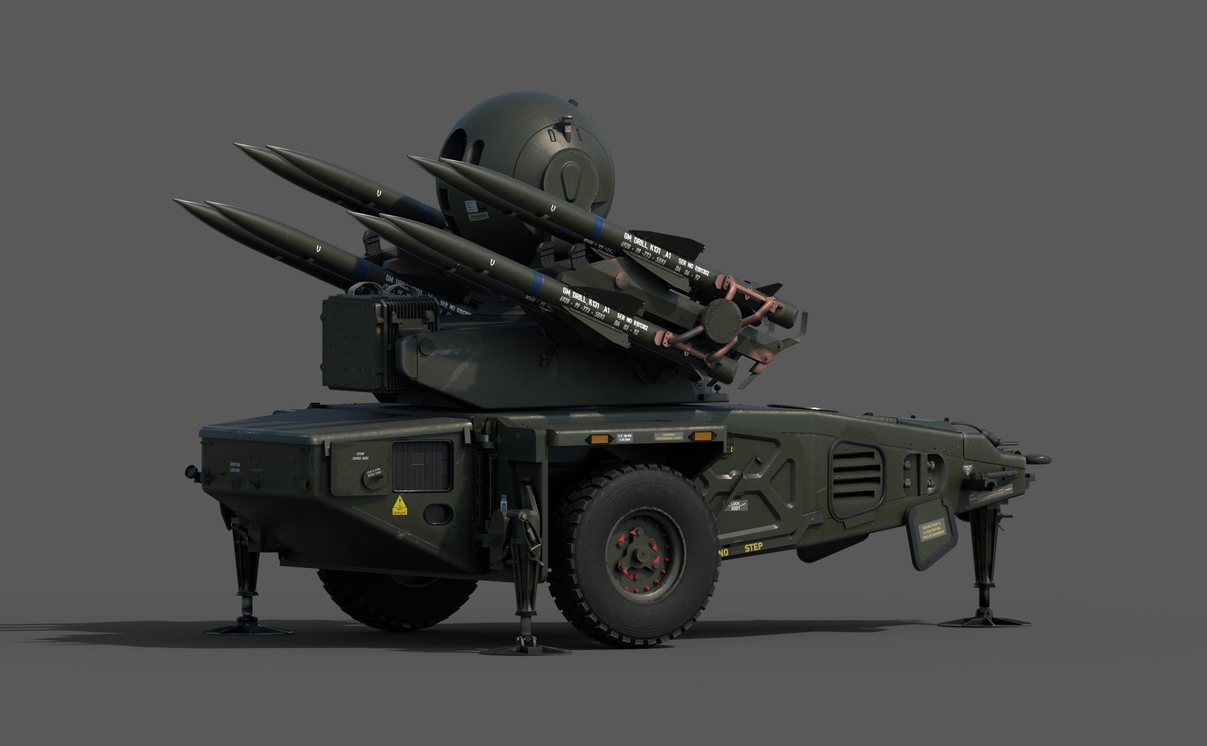 3D Rapier Misslie FSC - TurboSquid 2123952