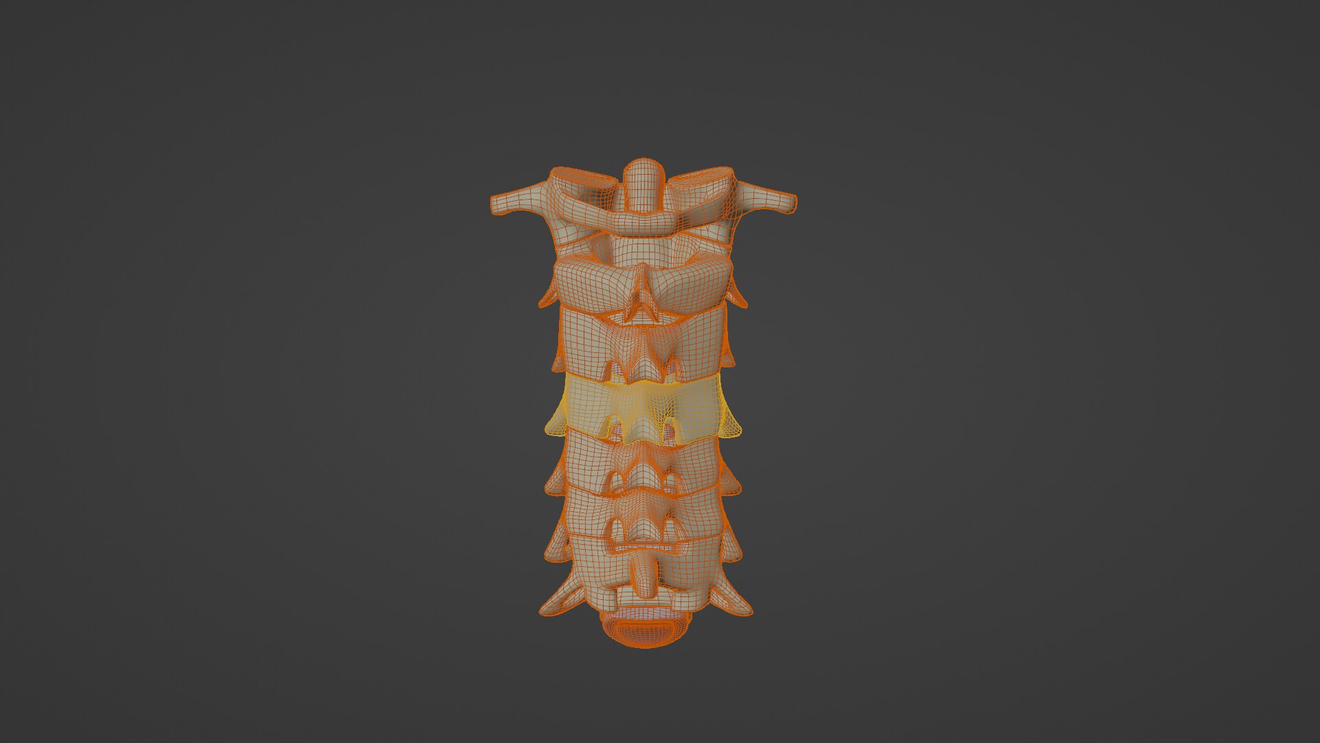 3D Cervical Spine Neck Model - TurboSquid 2079083