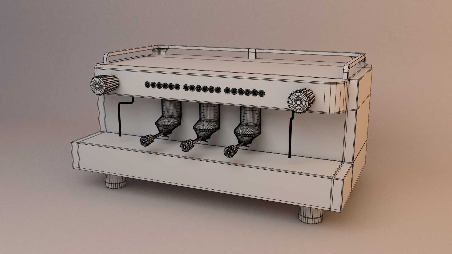 Rocket Rae 3 Coffee Machine Model - TurboSquid 1460542