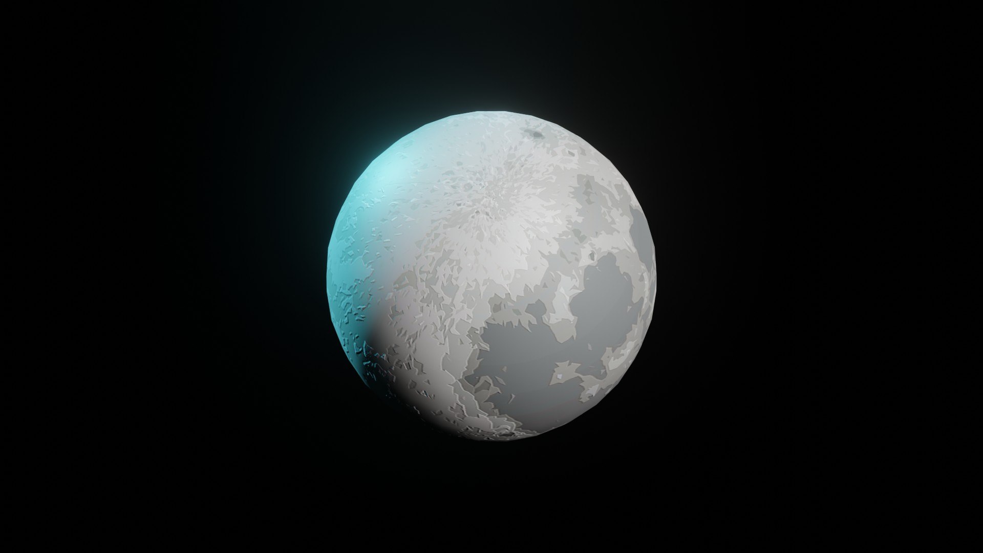 3D Stylized Moon 3D Model 2k 4k 8k Textures - TurboSquid 2125378