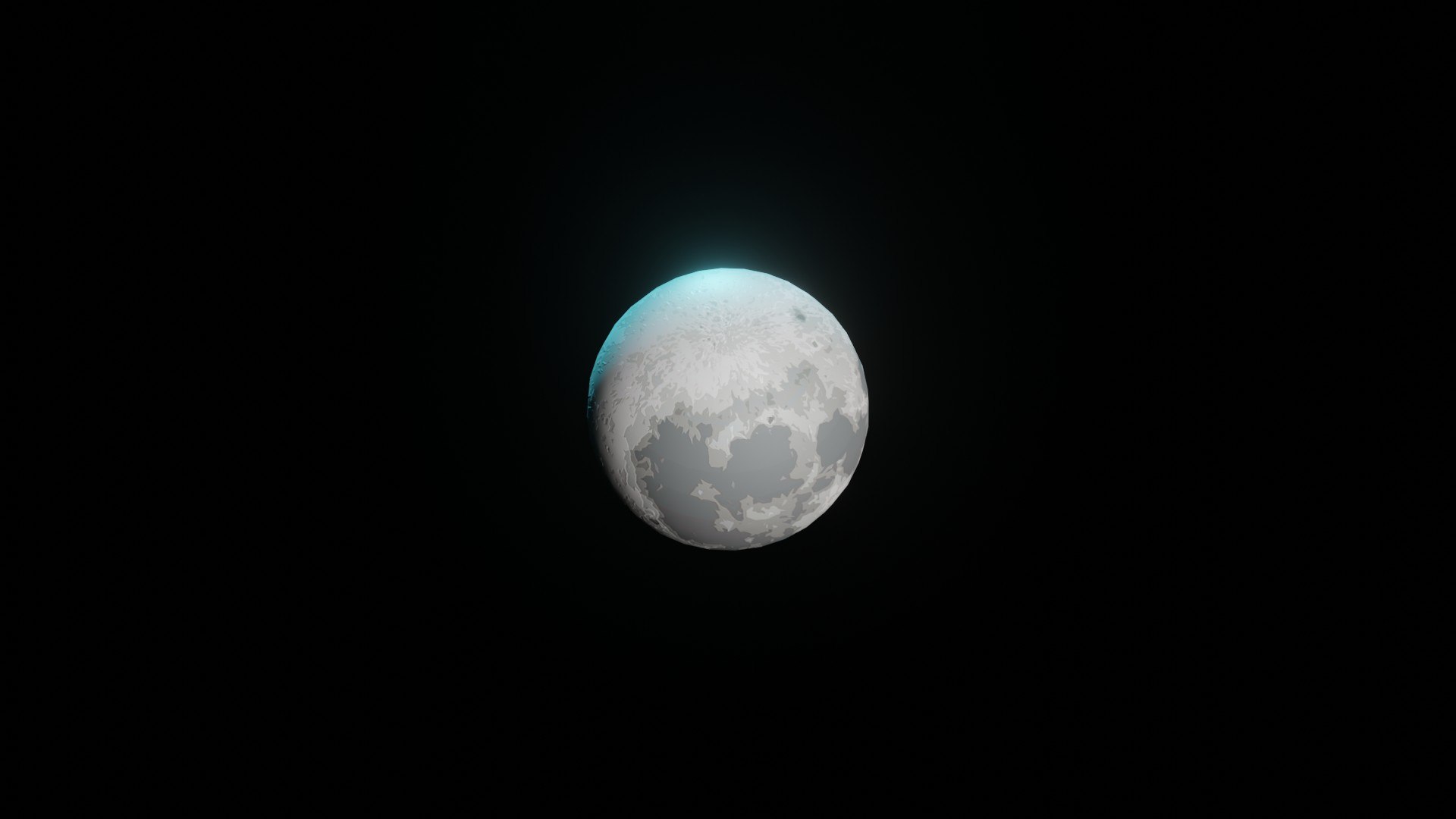 3D Stylized Moon 3D Model 2k 4k 8k Textures - TurboSquid 2125378