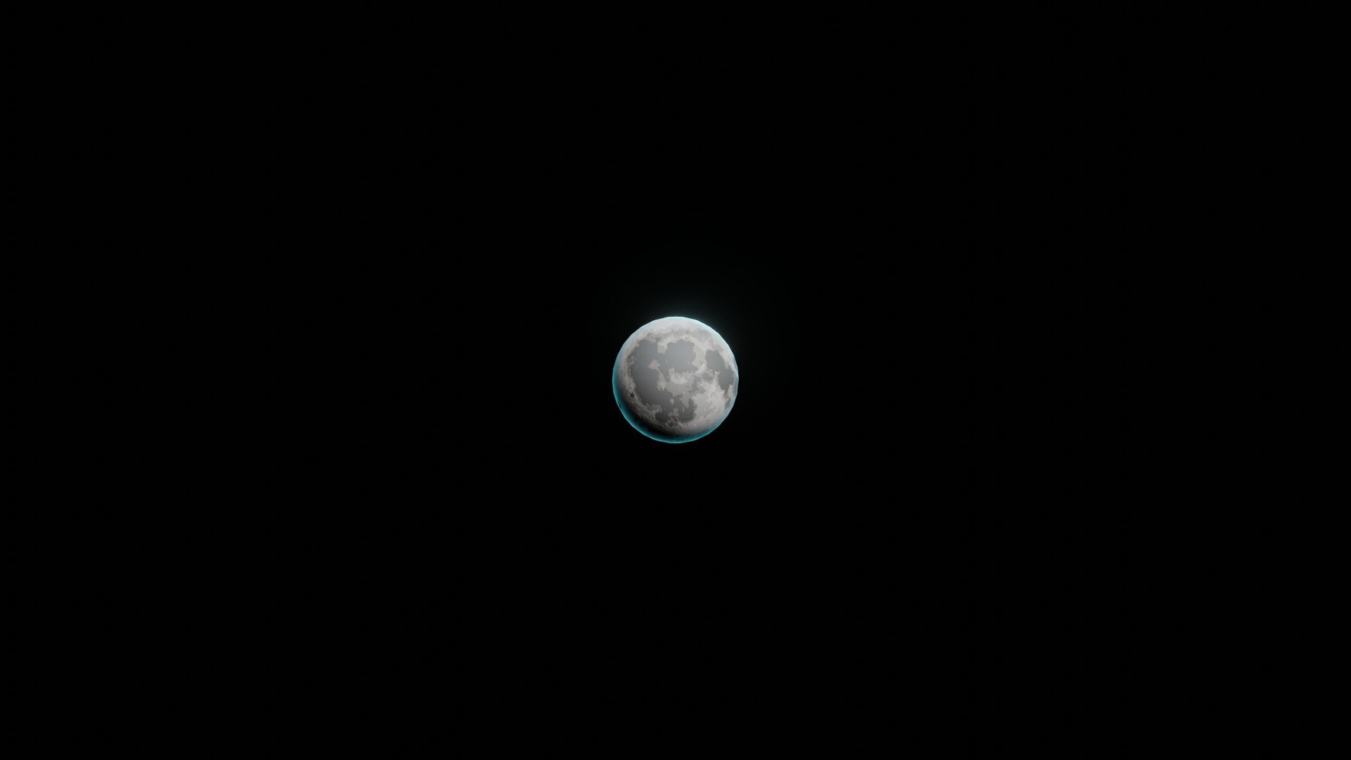 3D Stylized Moon 3D Model 2k 4k 8k Textures - TurboSquid 2125378