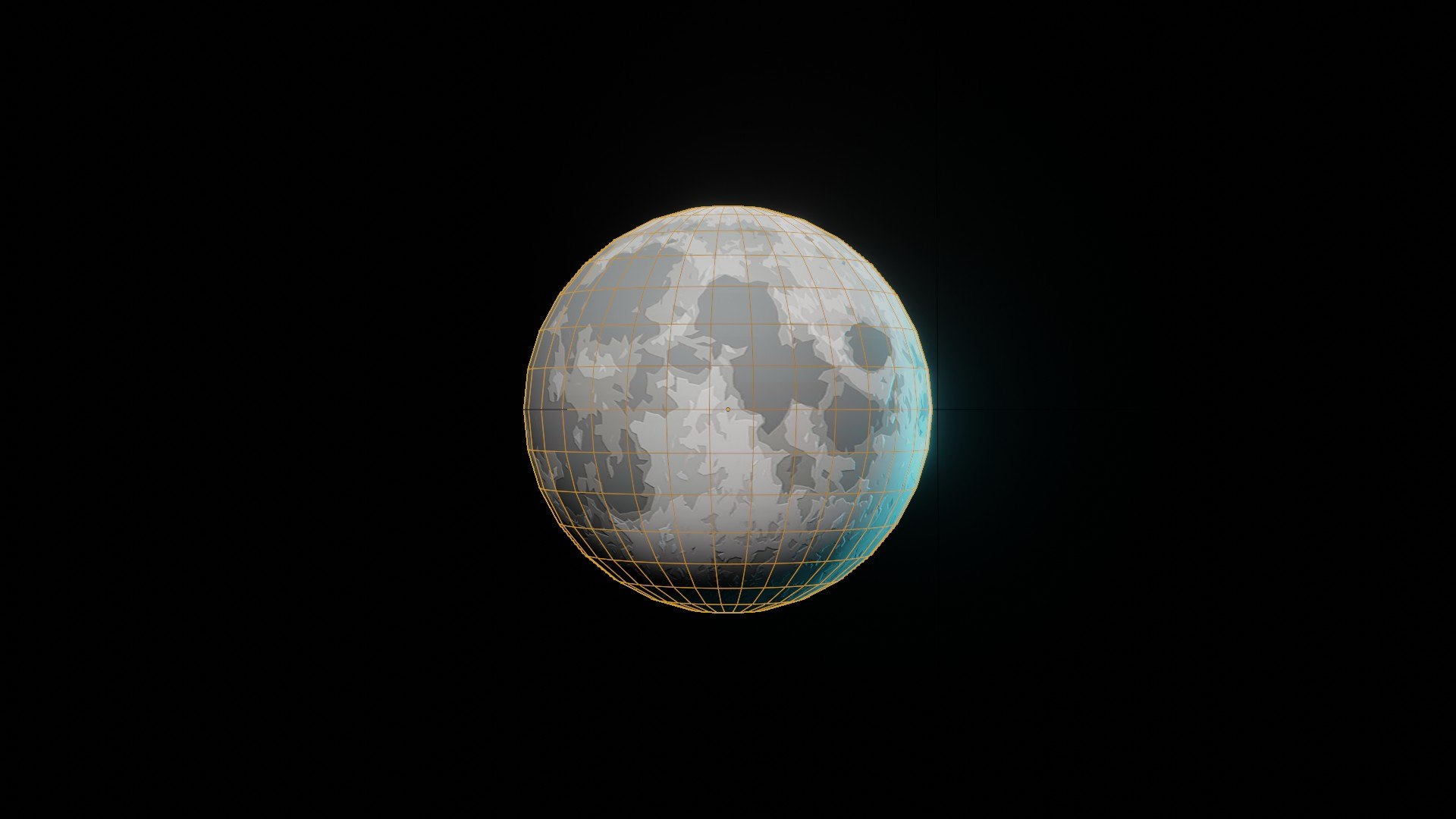 3D Stylized Moon 3D Model 2k 4k 8k Textures - TurboSquid 2125378