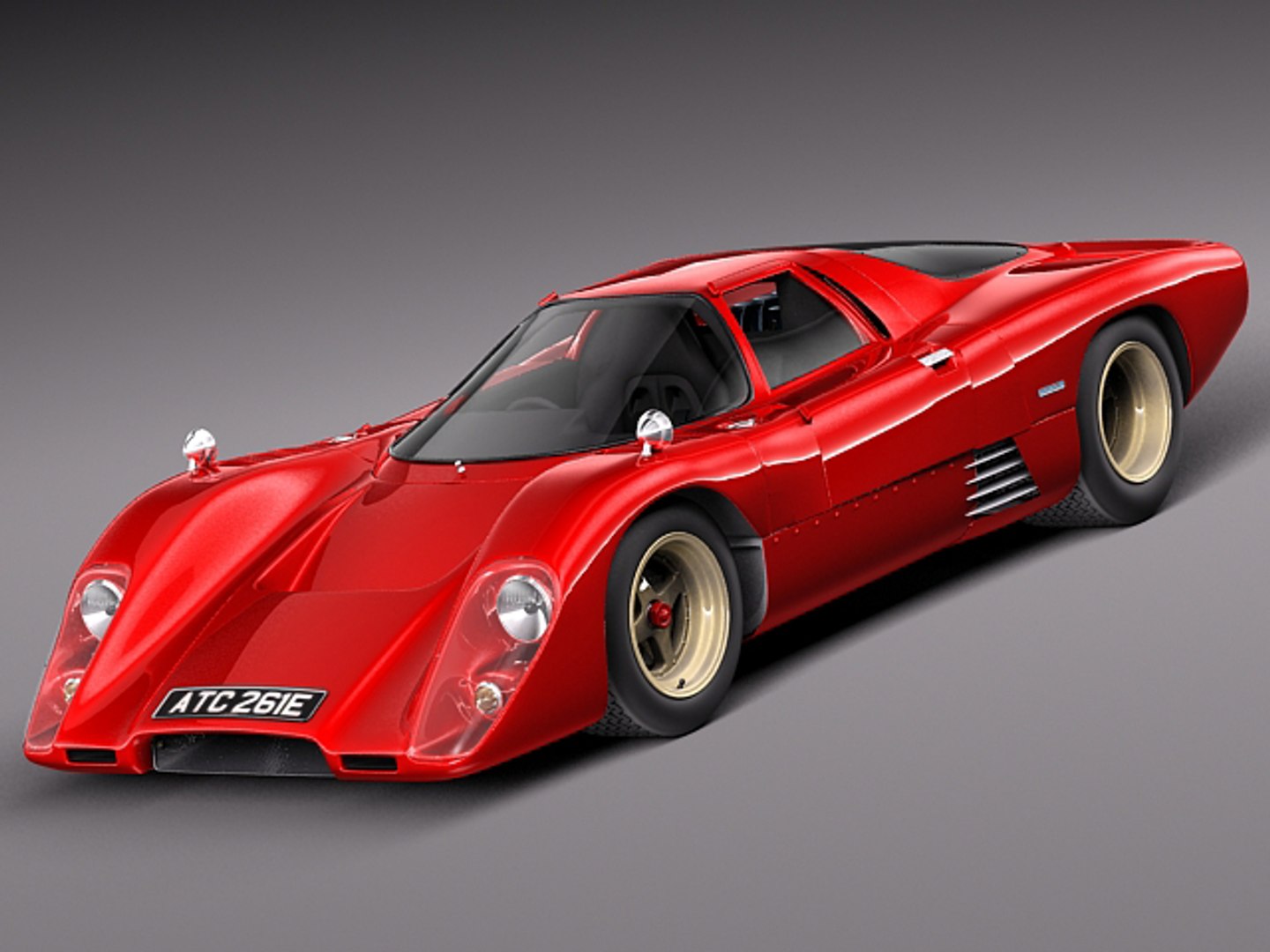 3d Model Mclaren M6gt 1969 24h