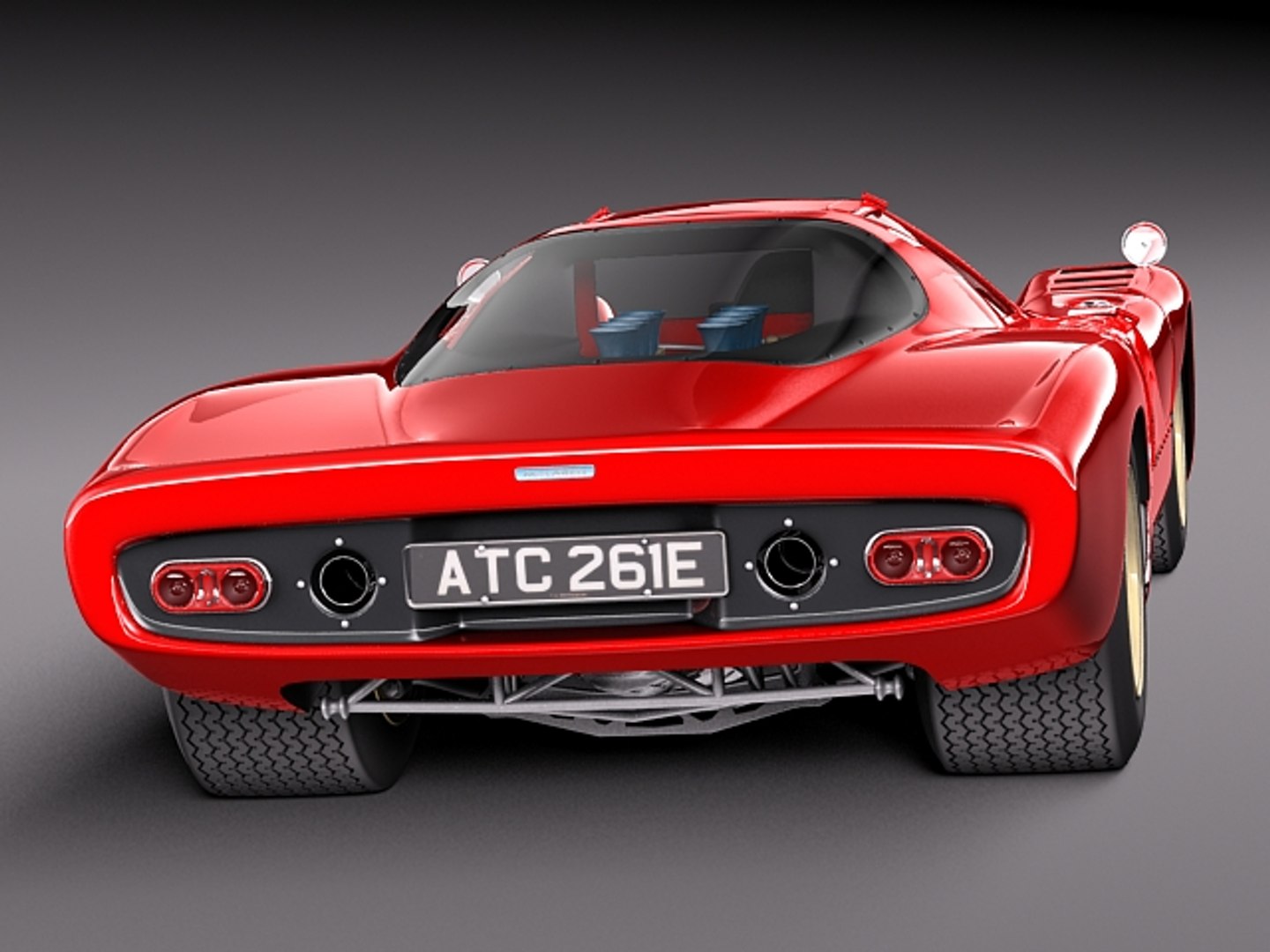 3d Model Mclaren M6gt 1969 24h