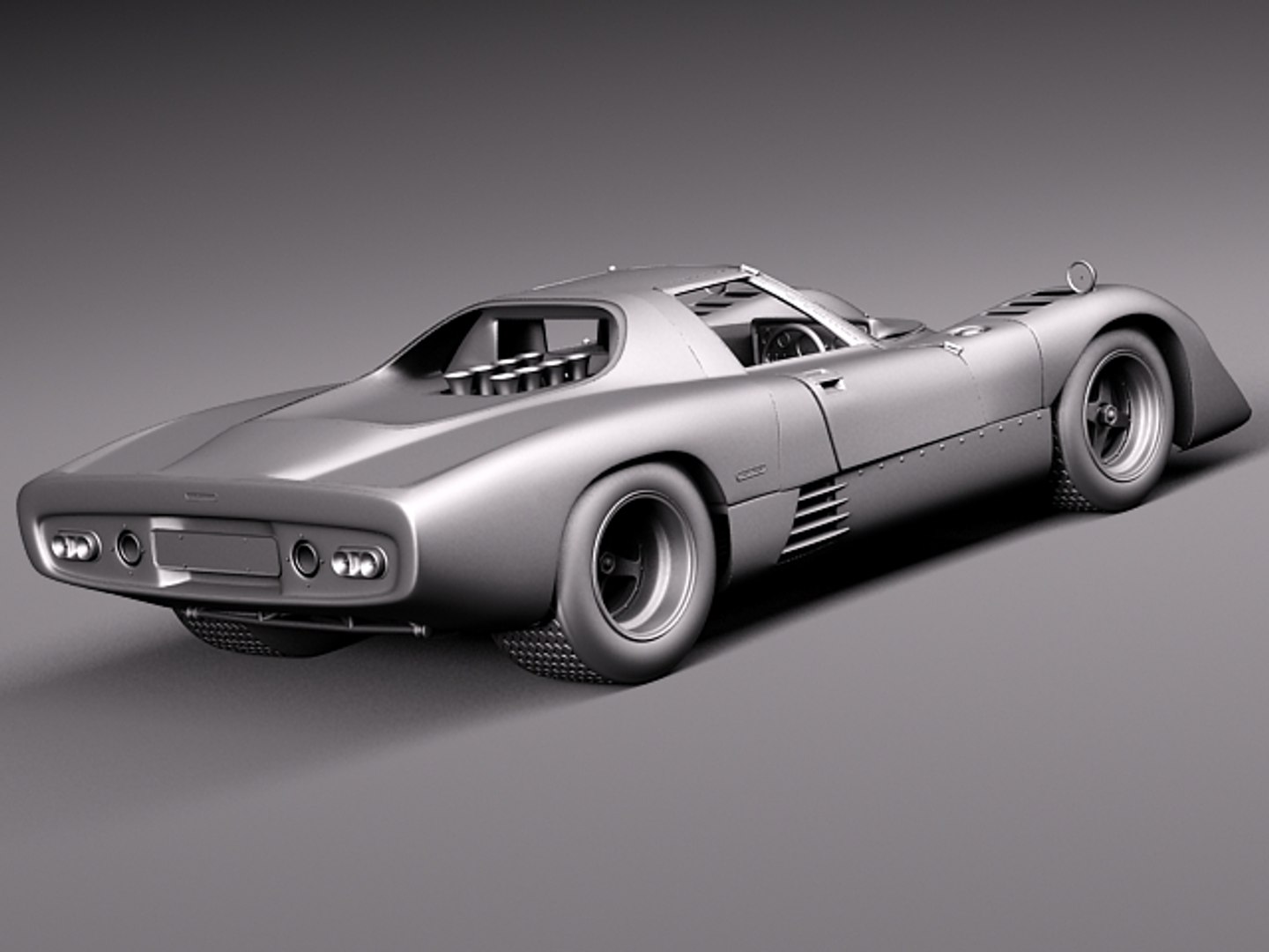 3d Model Mclaren M6gt 1969 24h