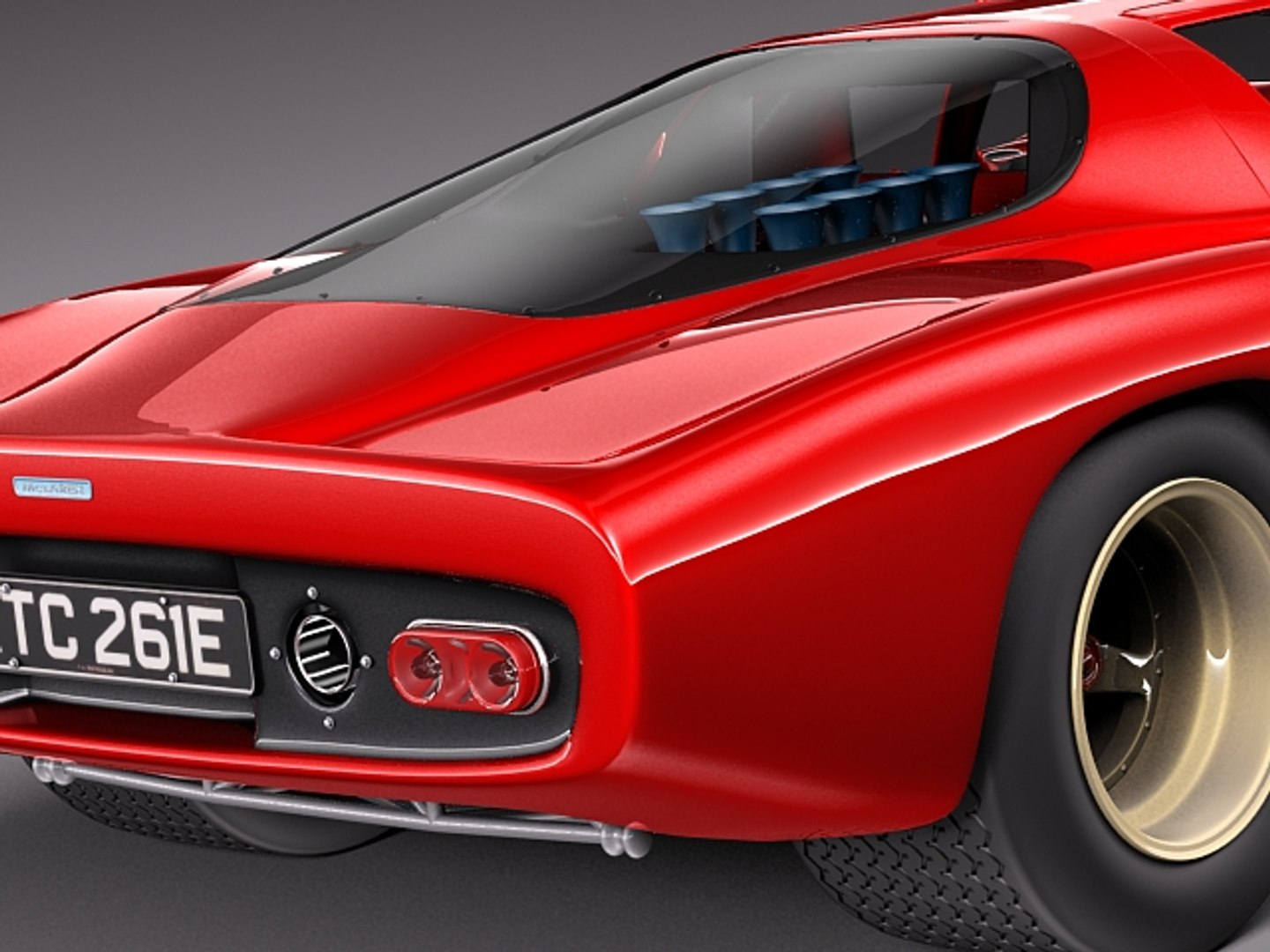 3d Model Mclaren M6gt 1969 24h