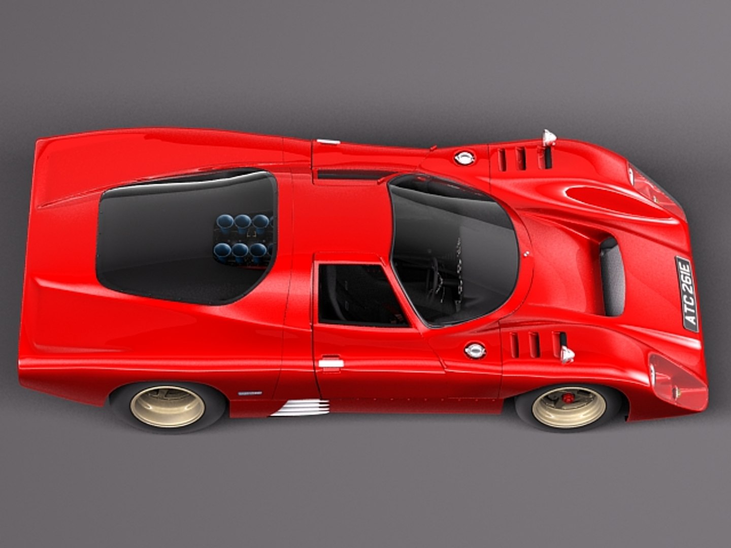 3d Model Mclaren M6gt 1969 24h