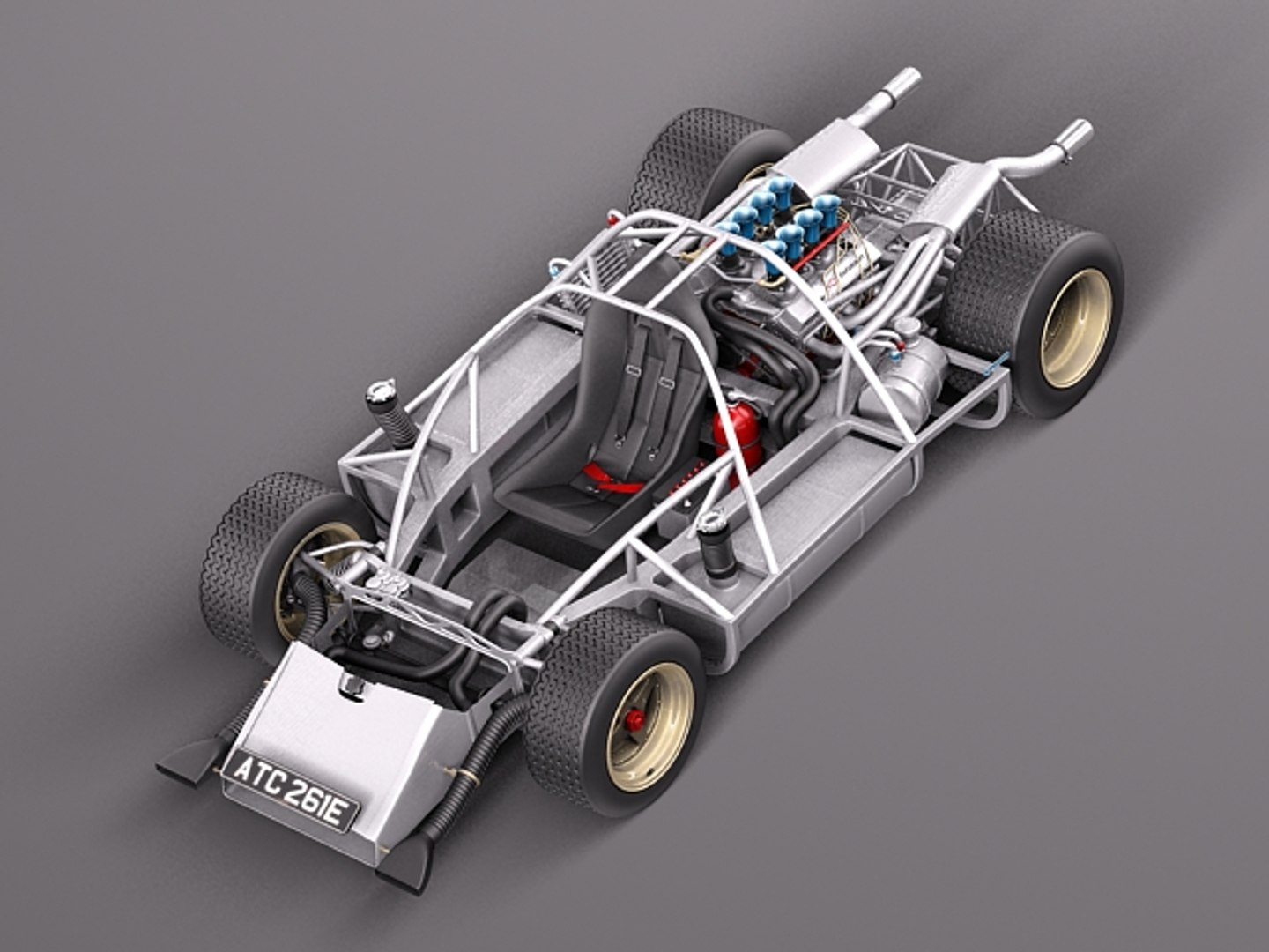 3d Model Mclaren M6gt 1969 24h