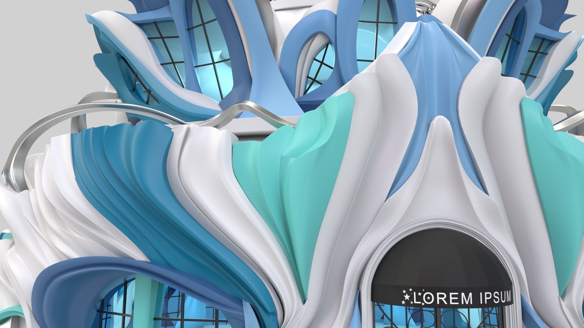 Metaverse Seafood Restaurant X3 Concept 3D Model - TurboSquid 2084322