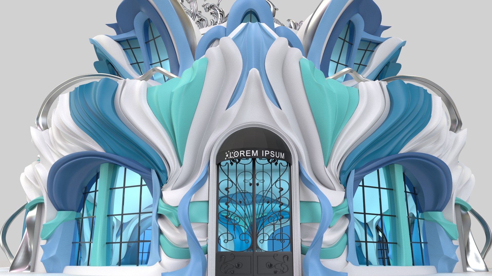 Metaverse Seafood Restaurant X3 Concept 3D Model - TurboSquid 2084322