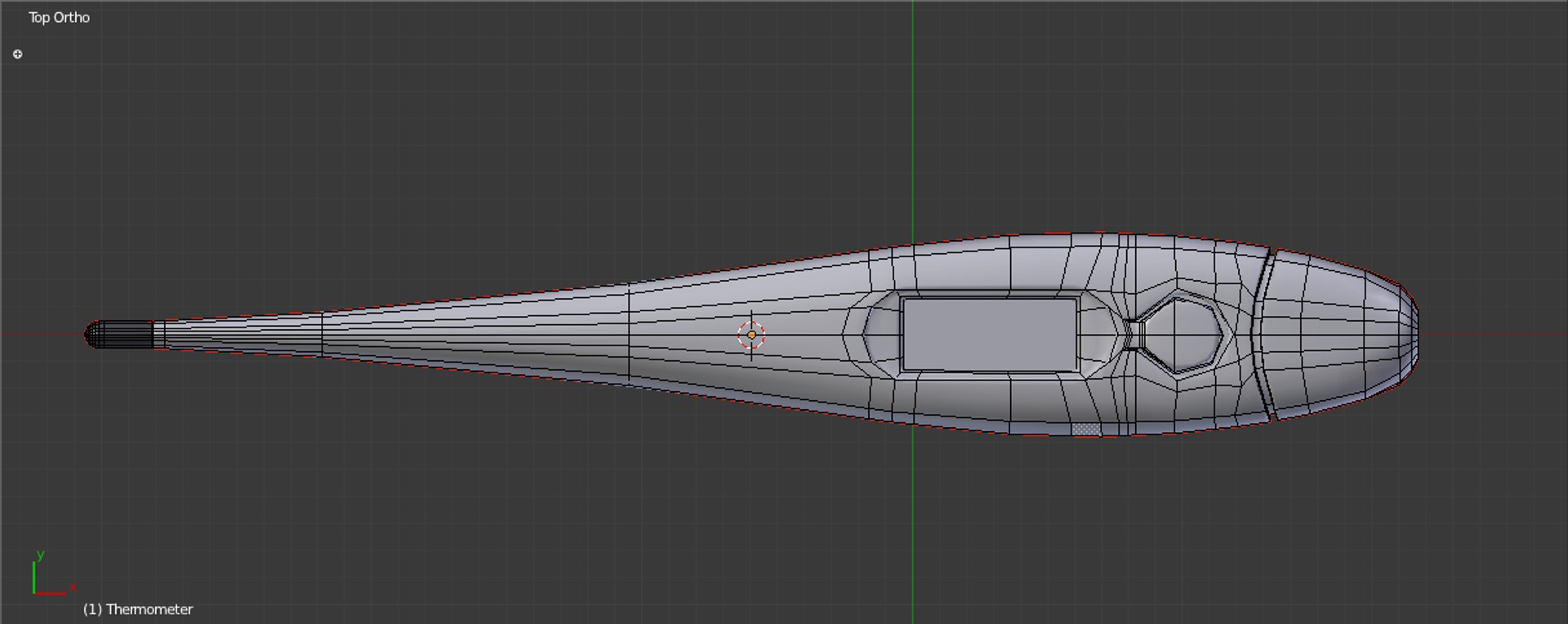 3d Model Digital Thermometer