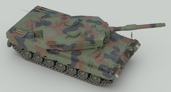 modelo 3d Leopard 2 Tank Camo - TurboSquid 617733