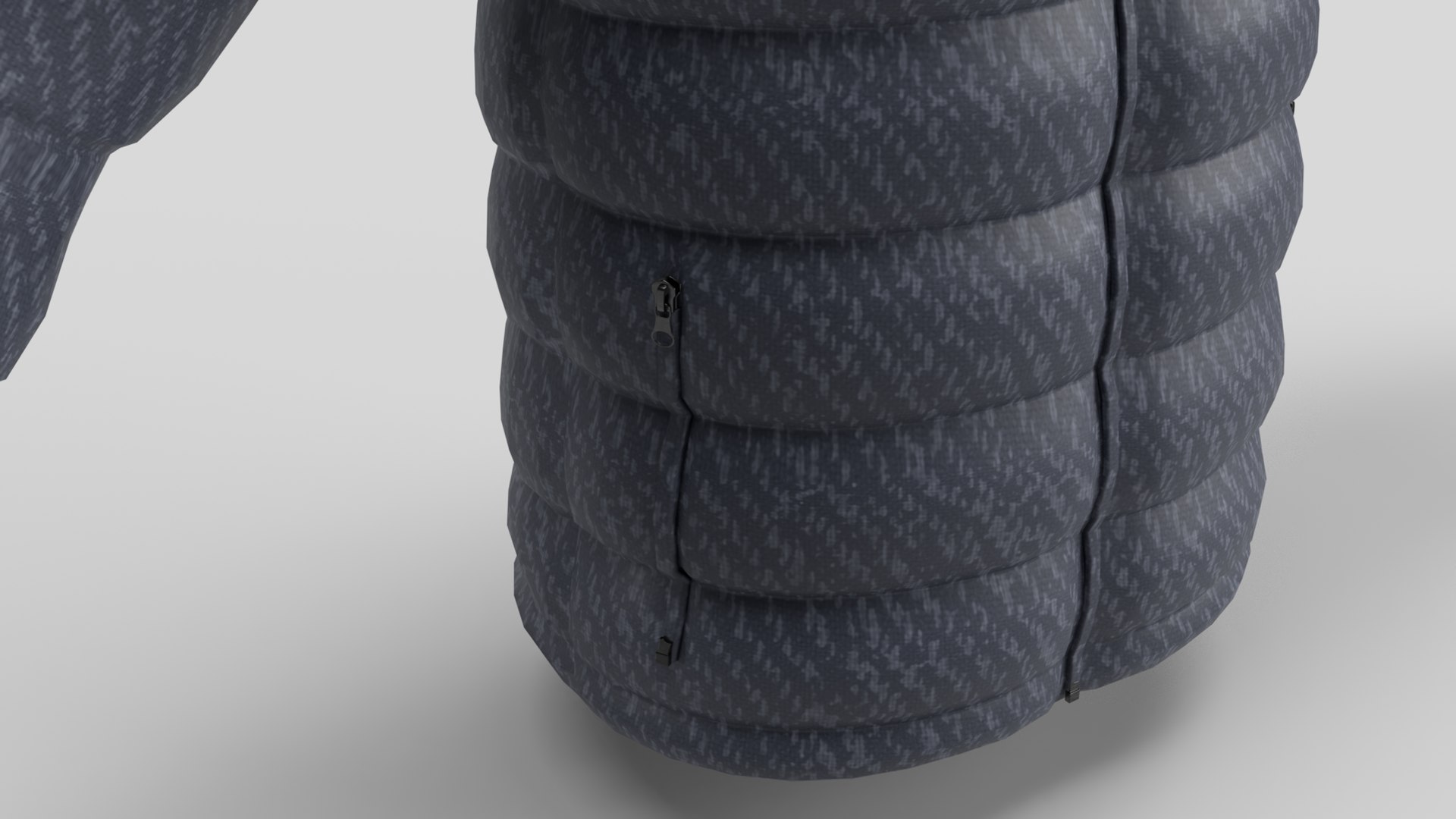 3D Men Puffy Jacket Model - TurboSquid 2394642
