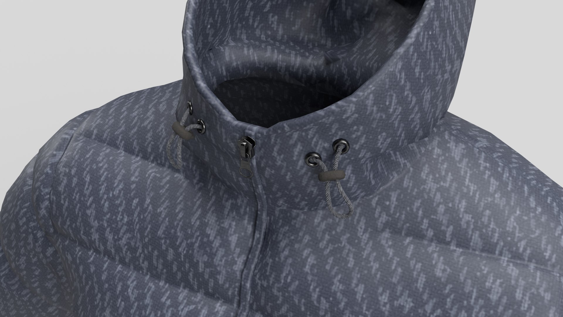 3D Men Puffy Jacket Model - TurboSquid 2394642
