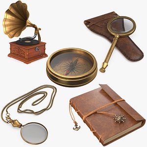 3d Simple Opened Book Model