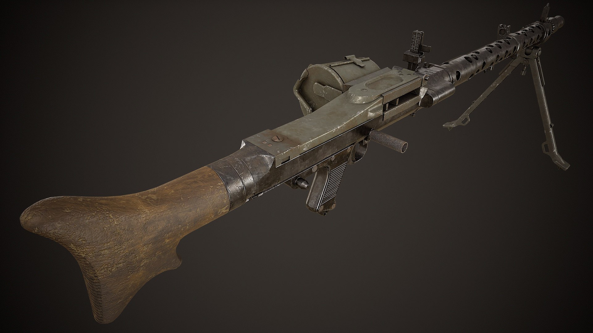 3D MG-34 - TurboSquid 2230375