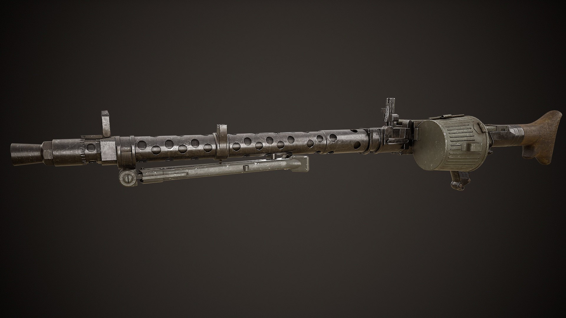 3D MG-34 - TurboSquid 2230375