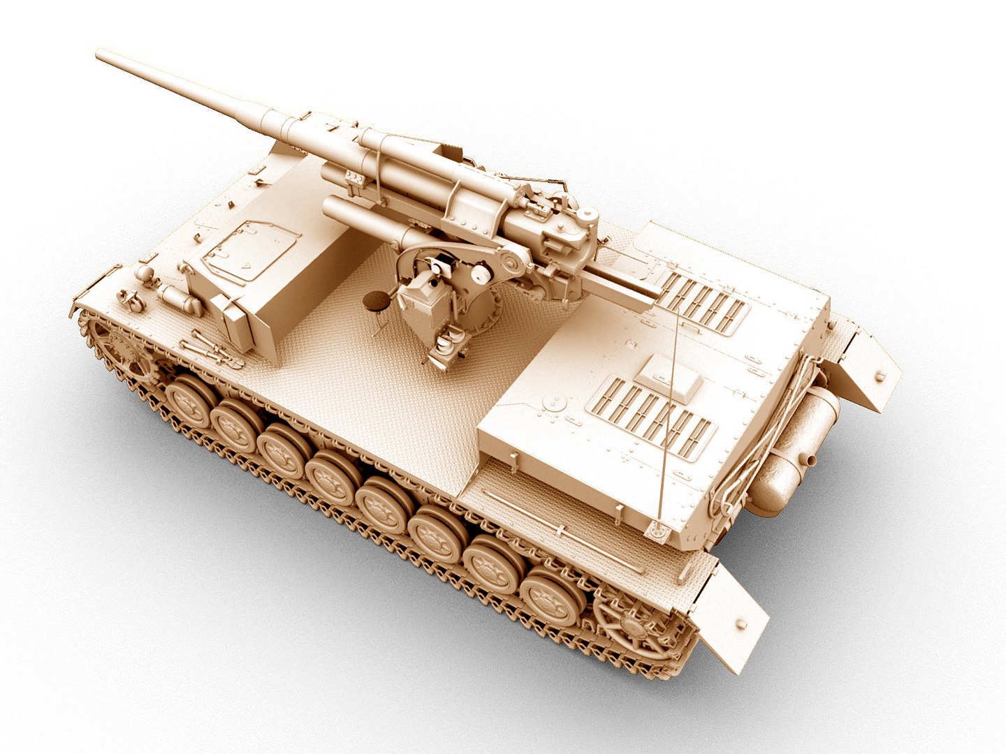 Antiaircraft German Flak Model - TurboSquid 1461909