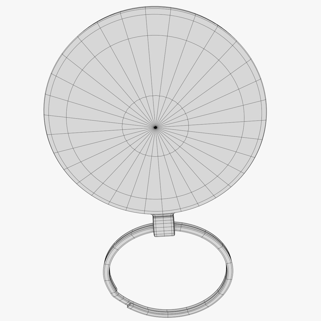 keyring ring keys 3d model