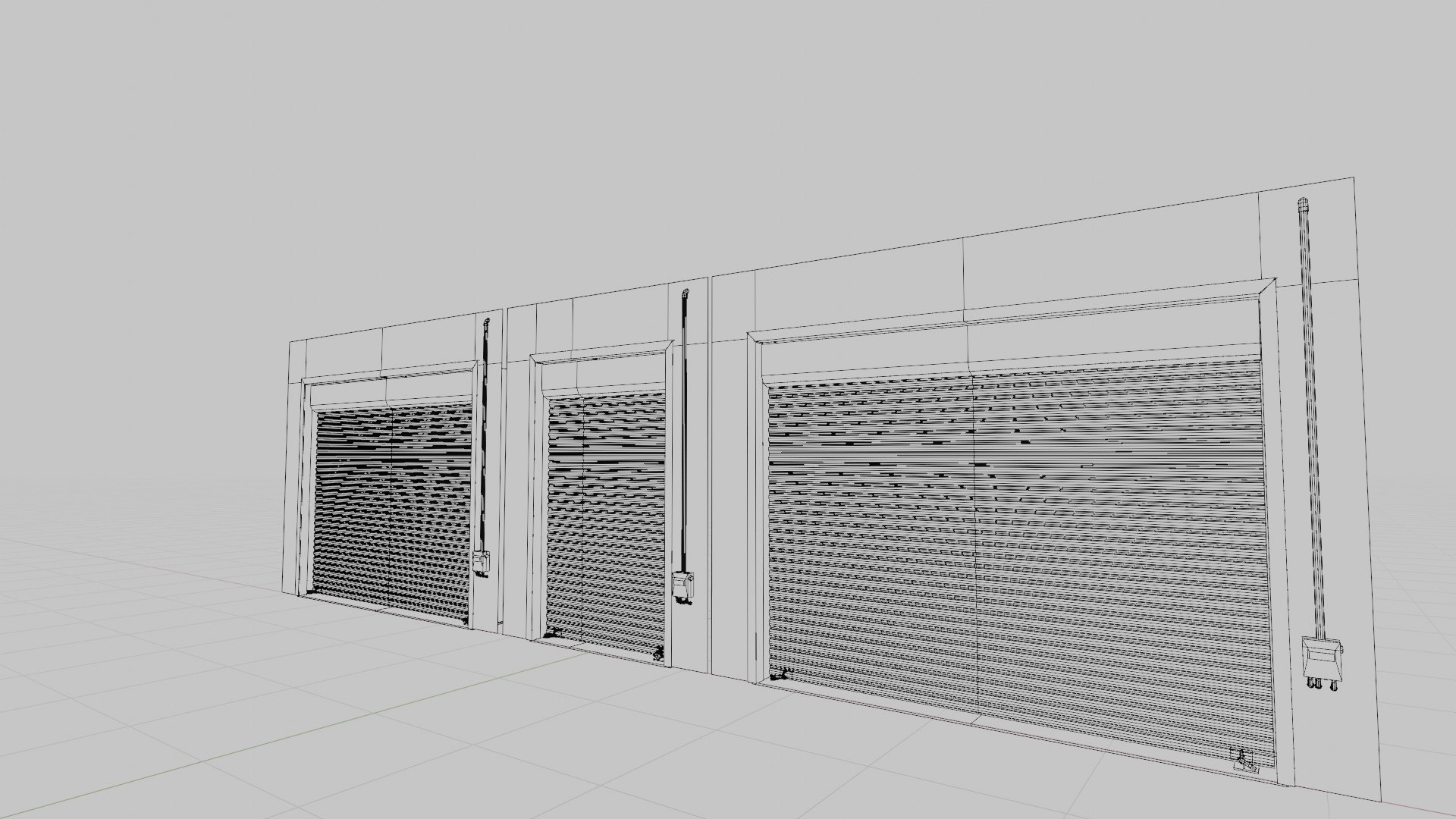 3D Rolling Shutter Door Shop Front 4k Pbr Textures - TurboSquid 1880381