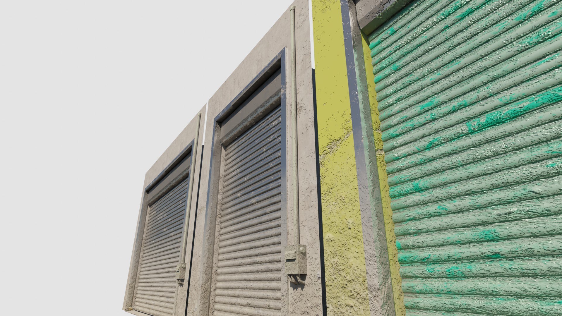 3D Rolling Shutter Door Shop Front 4k Pbr Textures - TurboSquid 1880381