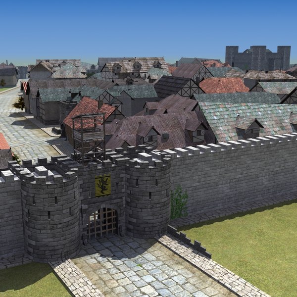 max medieval walled town
