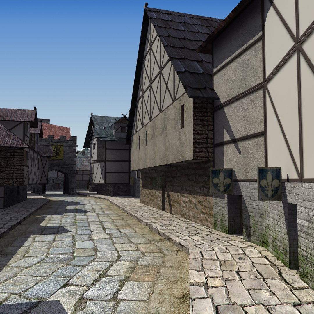 max medieval walled town