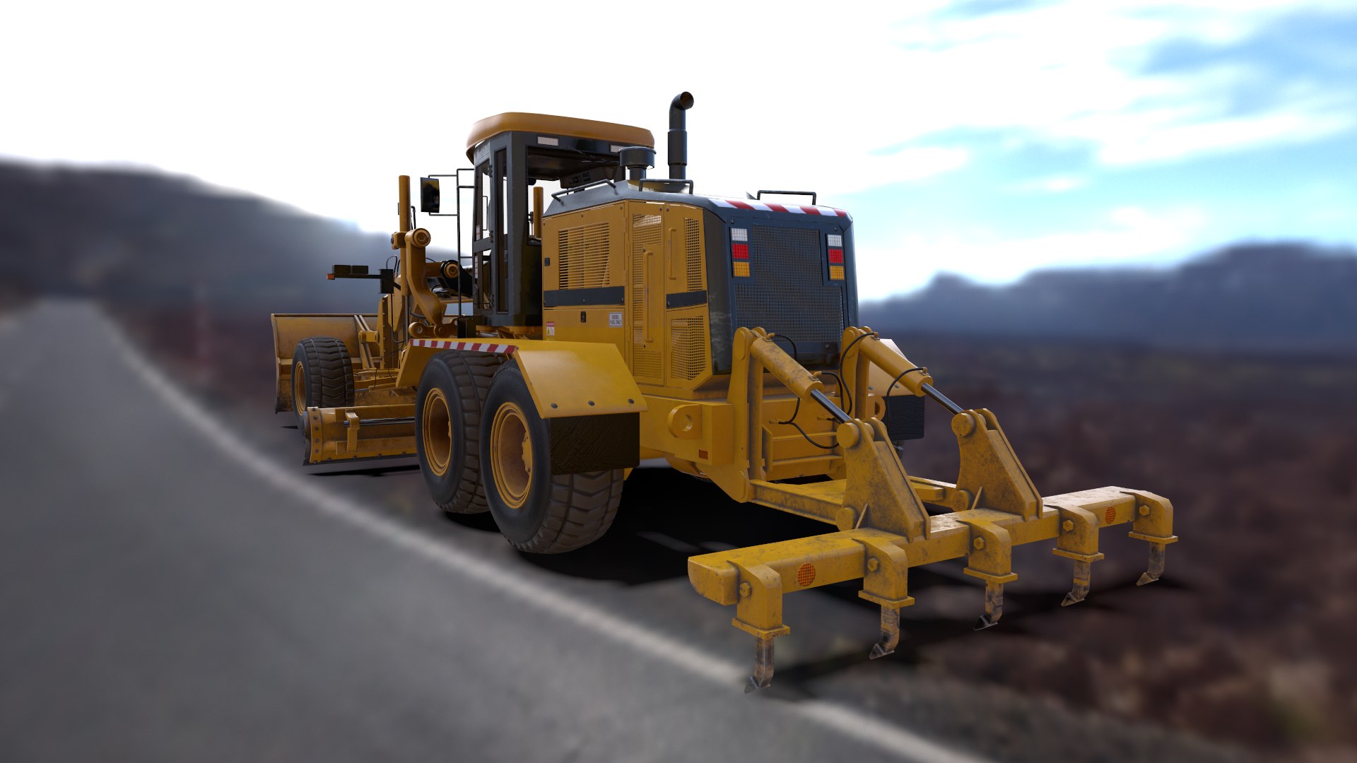 3D model Grader - TurboSquid 1977728