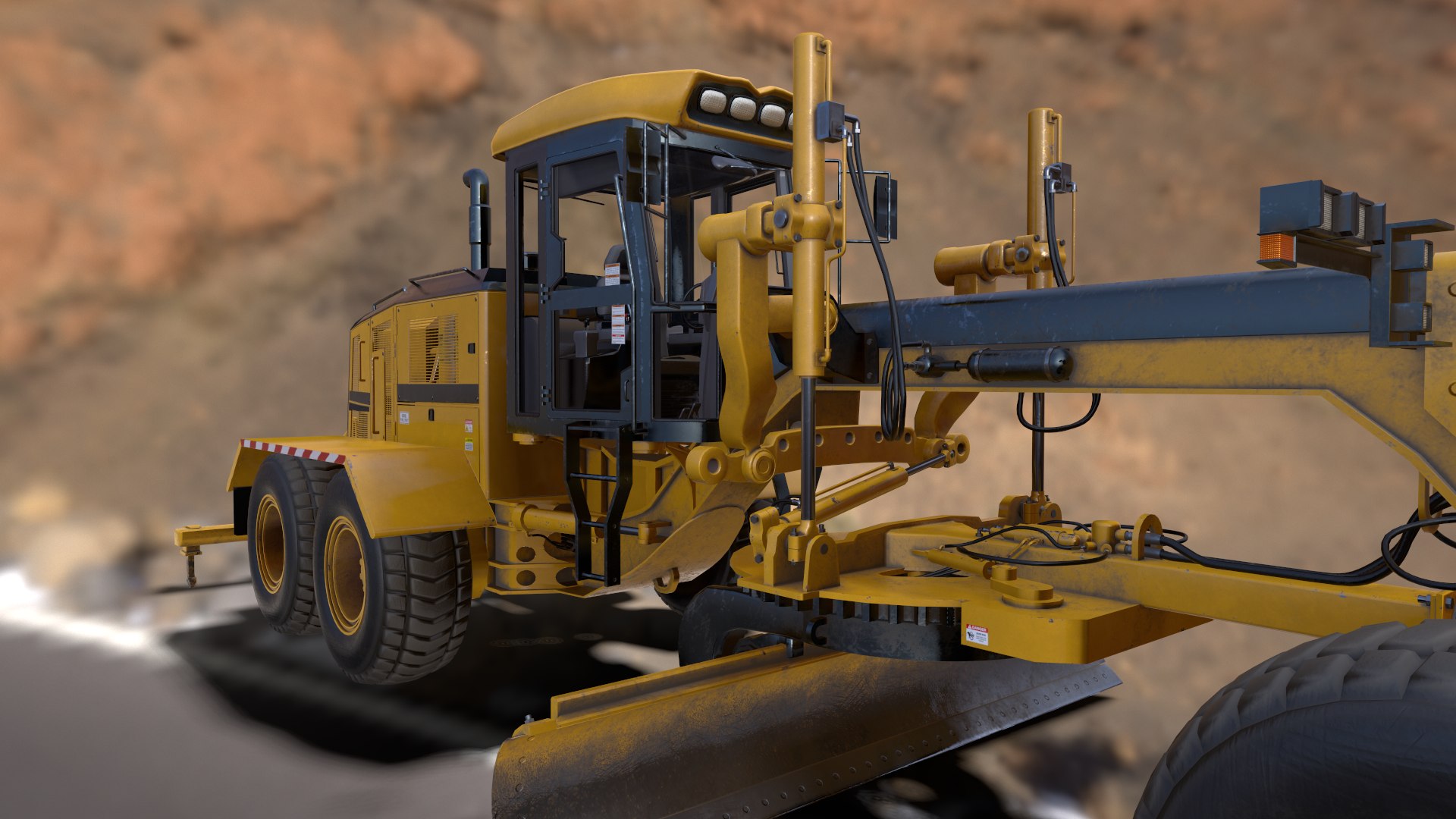 3D model Grader - TurboSquid 1977728