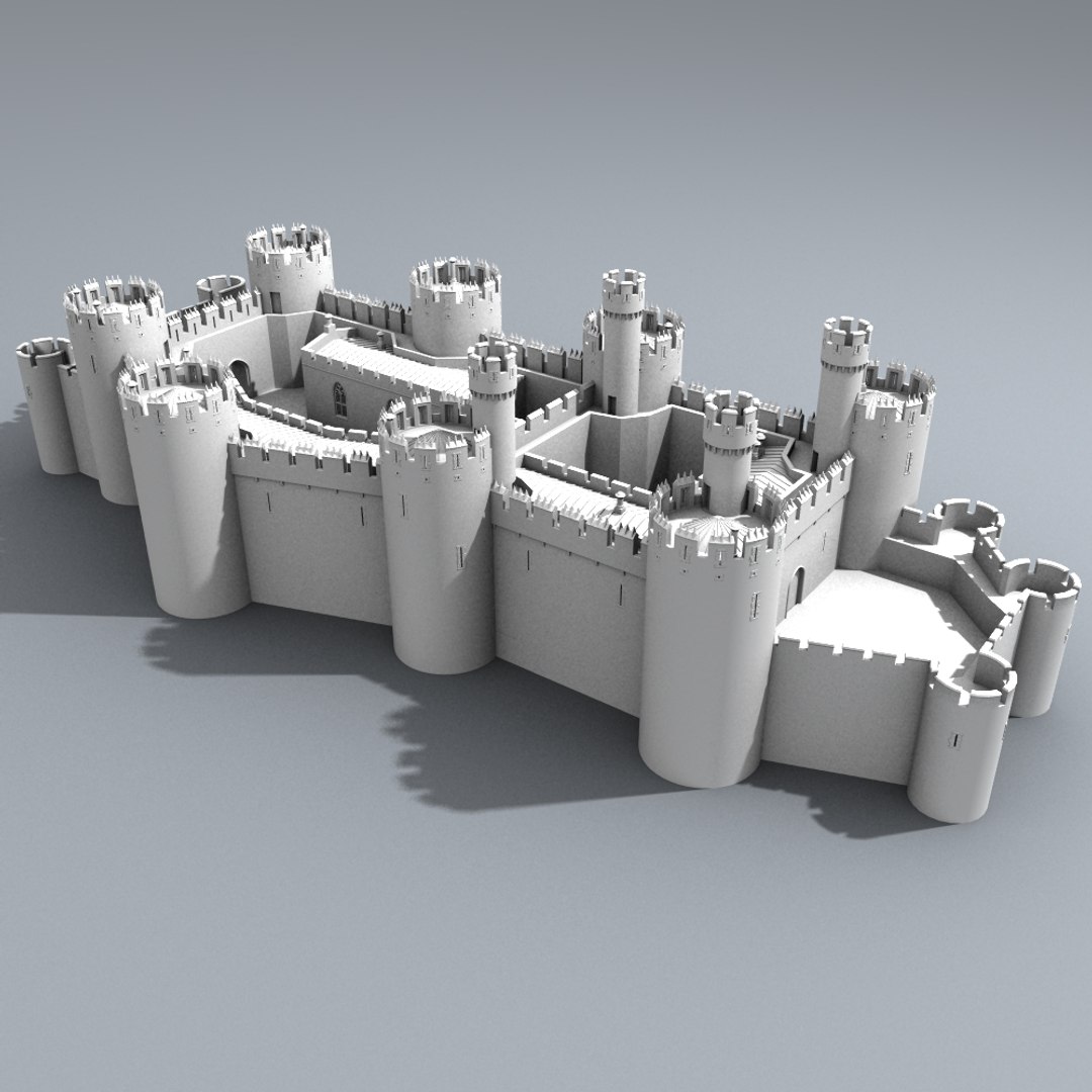 3ds Max Castle Conwy