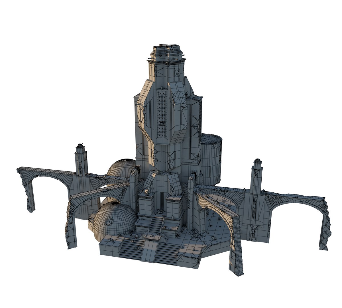 Anncient Temple 3D Model - TurboSquid 2124623