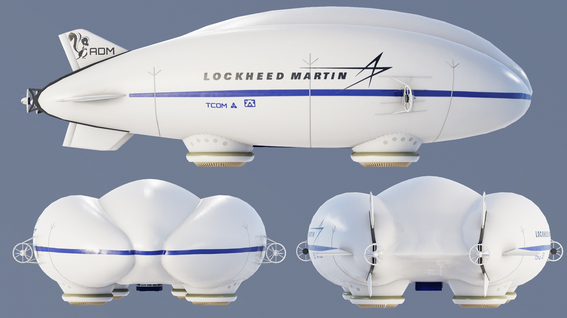 3D Lockheed Martin Aerostatic Hybrid - TurboSquid 1548587